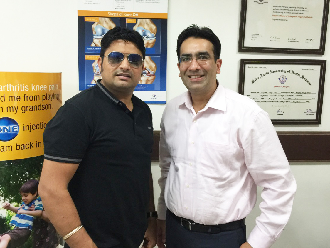 Best Orthopedic Doctor in Chandigarh - Dr. Jaspeet Sran